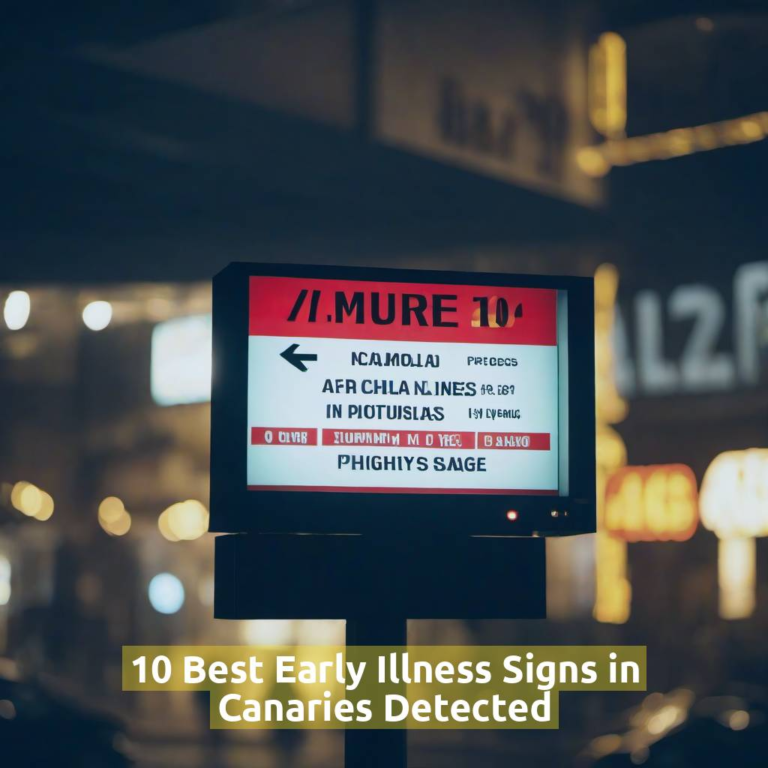 10 Best Early Illness Signs in Canaries Detected - Pet Health Advisor